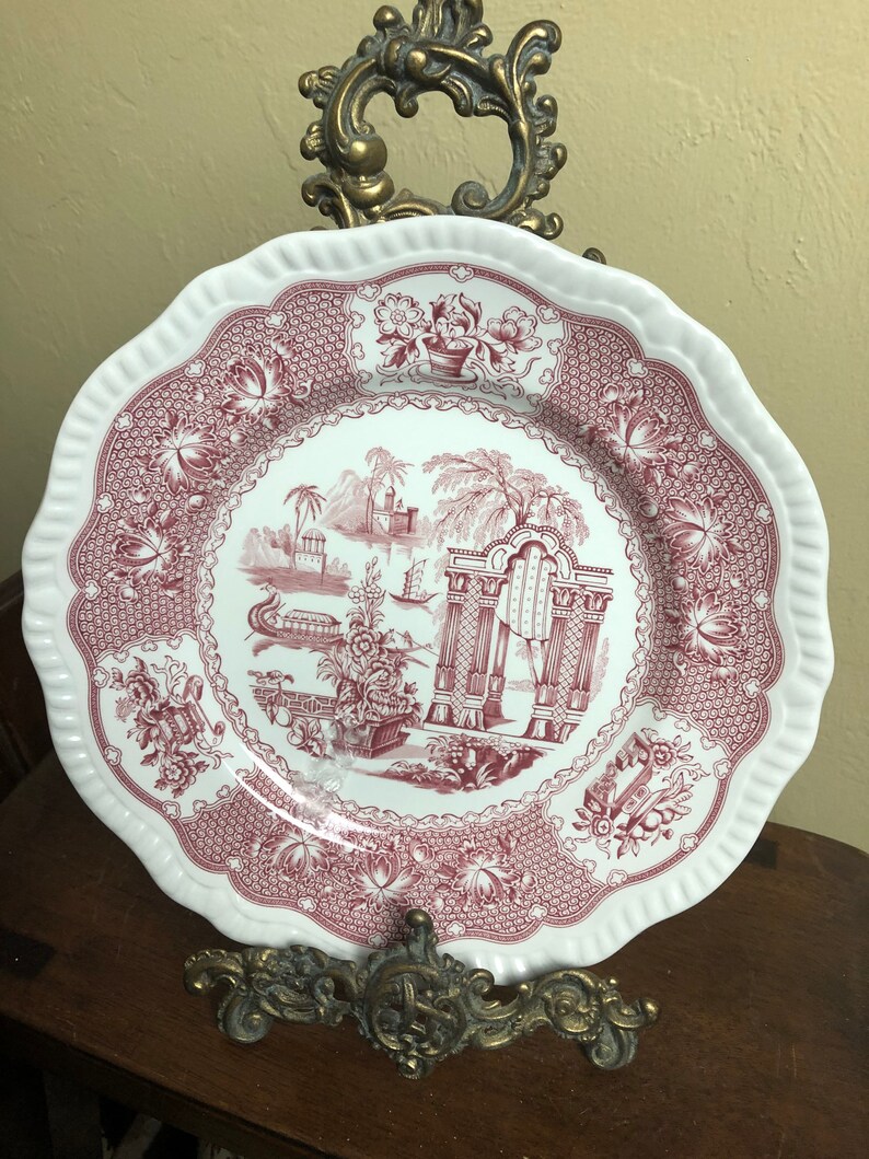 Lot of 4 Spode Archive Collection Regency Plates - Etsy
