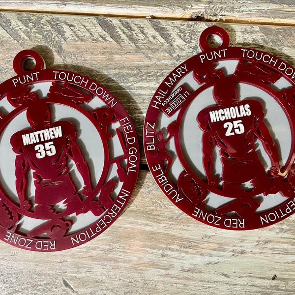 Varsity Football Ornament - Etsy