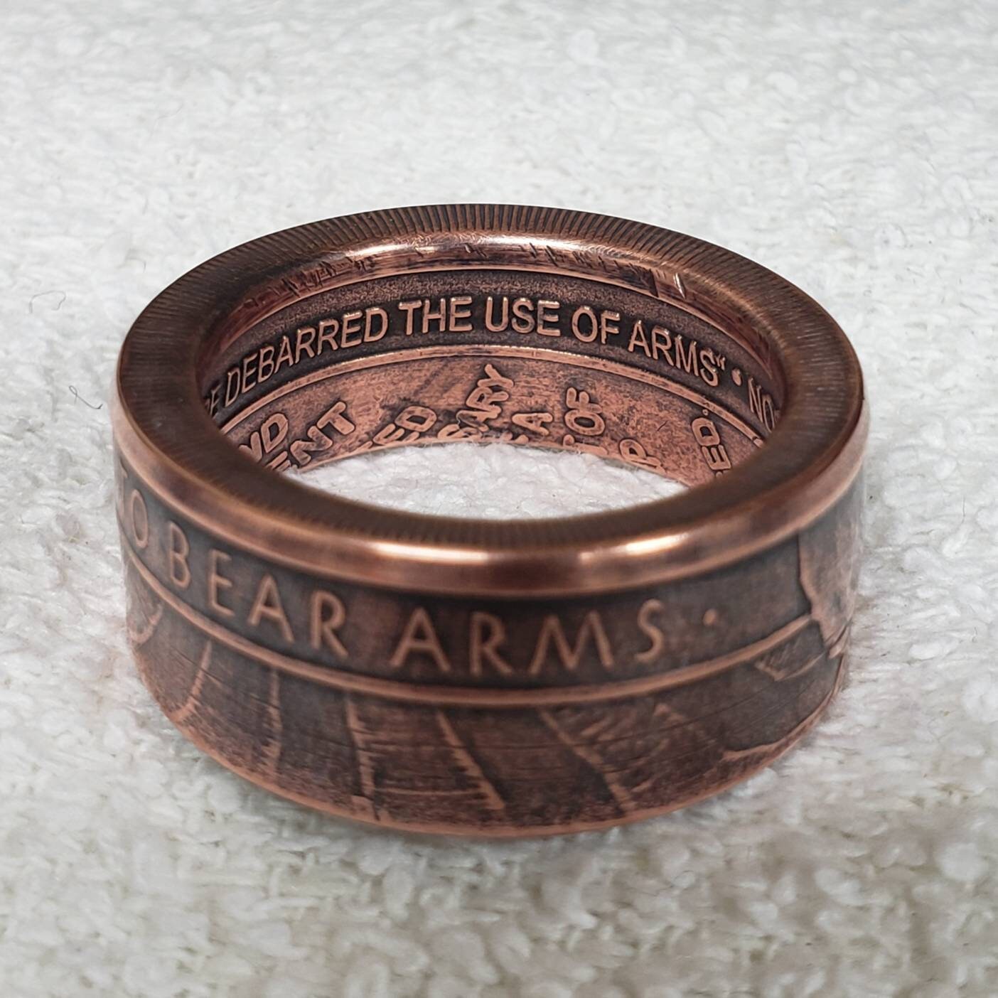 Novelty Coin Ring - Challenge Coin Ring - Etsy