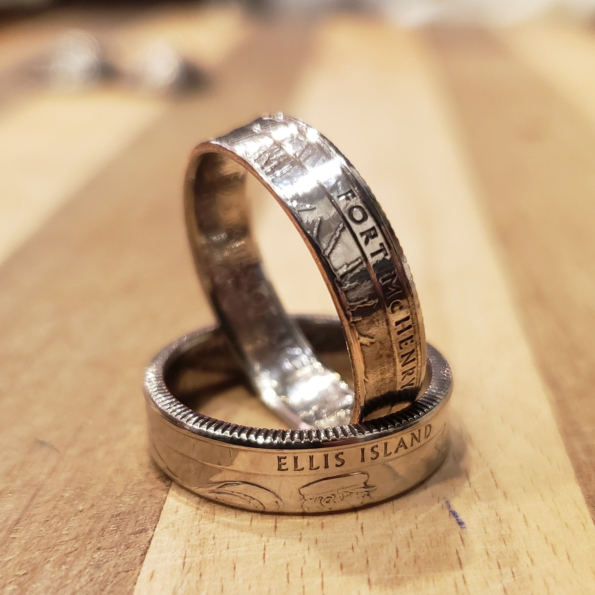 US Quarter Coin Ring - Etsy