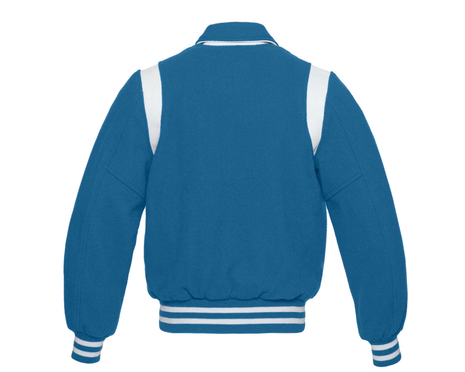 All Wool Varsity Coller Jacket Letterman Baseball Bomber Style - Etsy