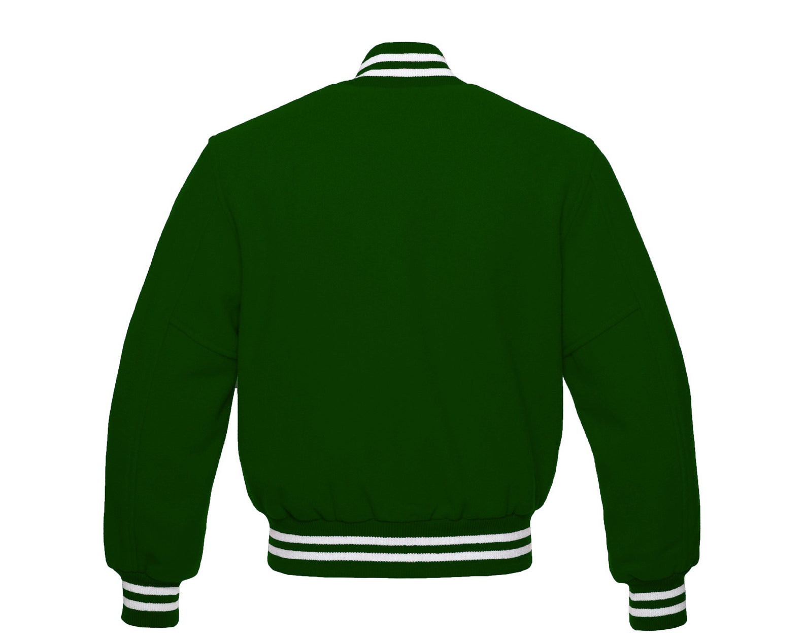 All Wool Varsity Jacket Letterman Baseball Bomber Style Forest - Etsy