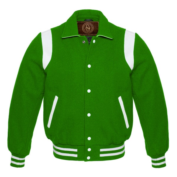 Green Varsity Jacket - Etsy