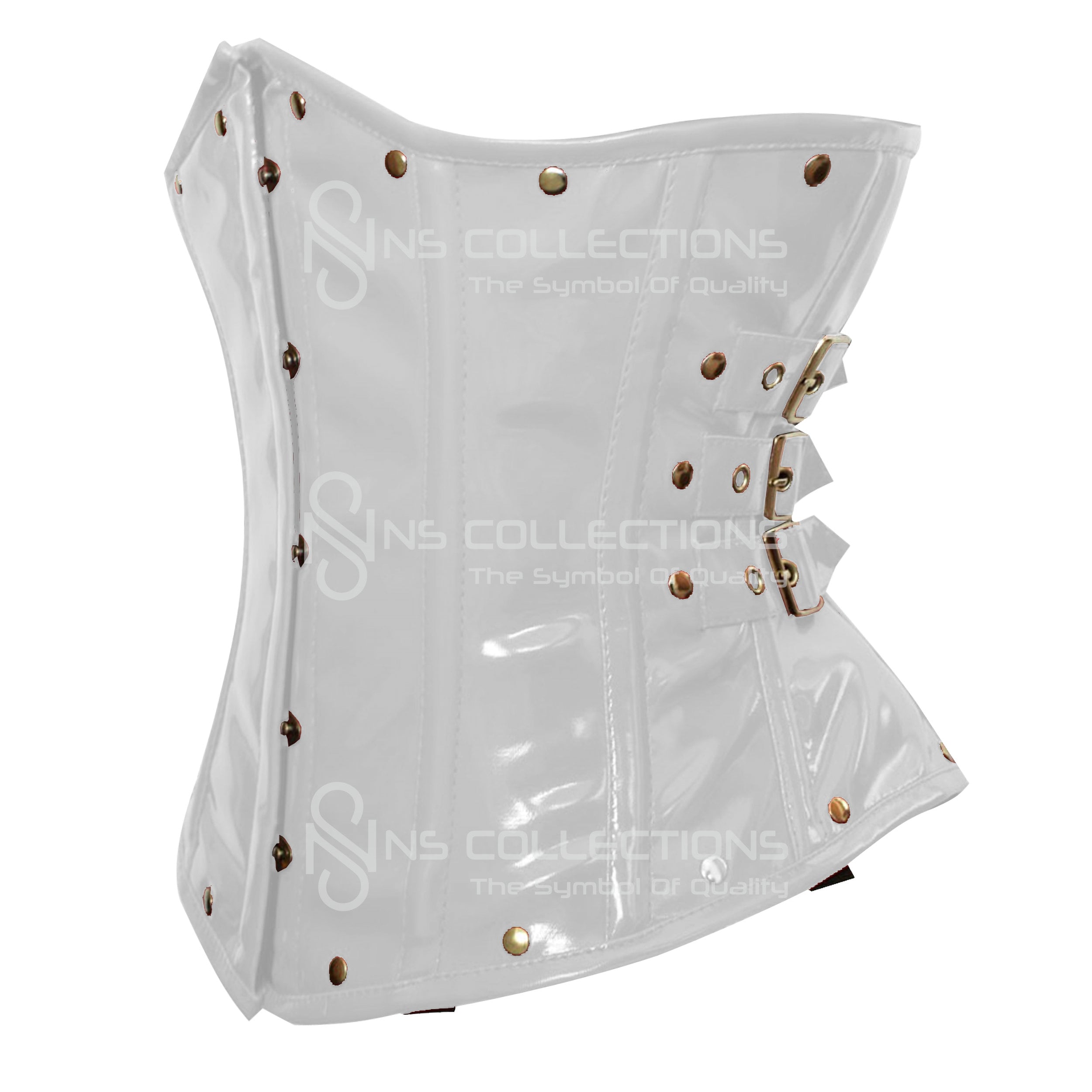 Steel Boned PVC Waist Cincher Waspie Underbust Victorian Sexy | Etsy