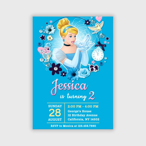 Cinderella Party Invitation - Etsy