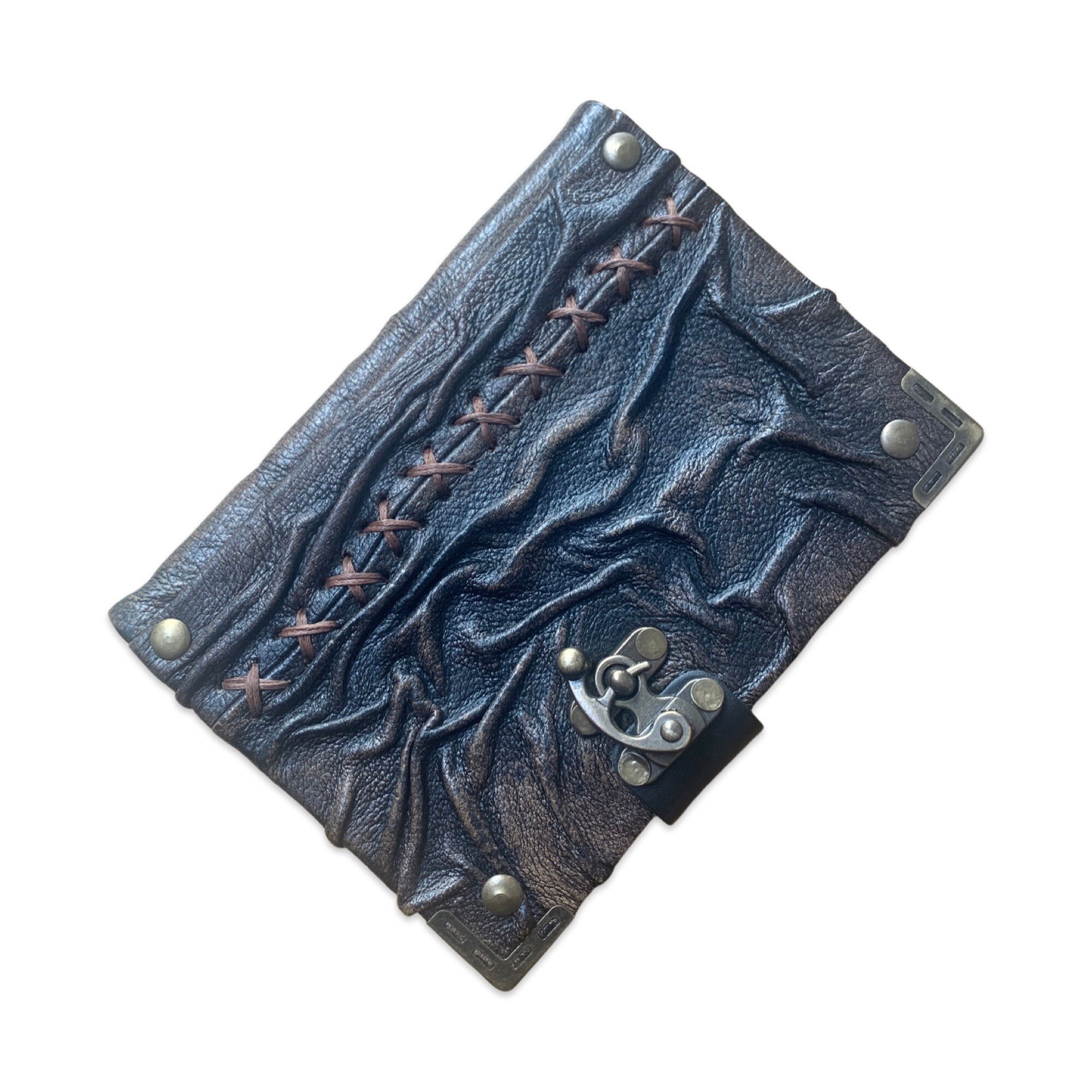 Handmade Distressed Leather Bound Journal, Drawing Sketchbook, Notebook ...