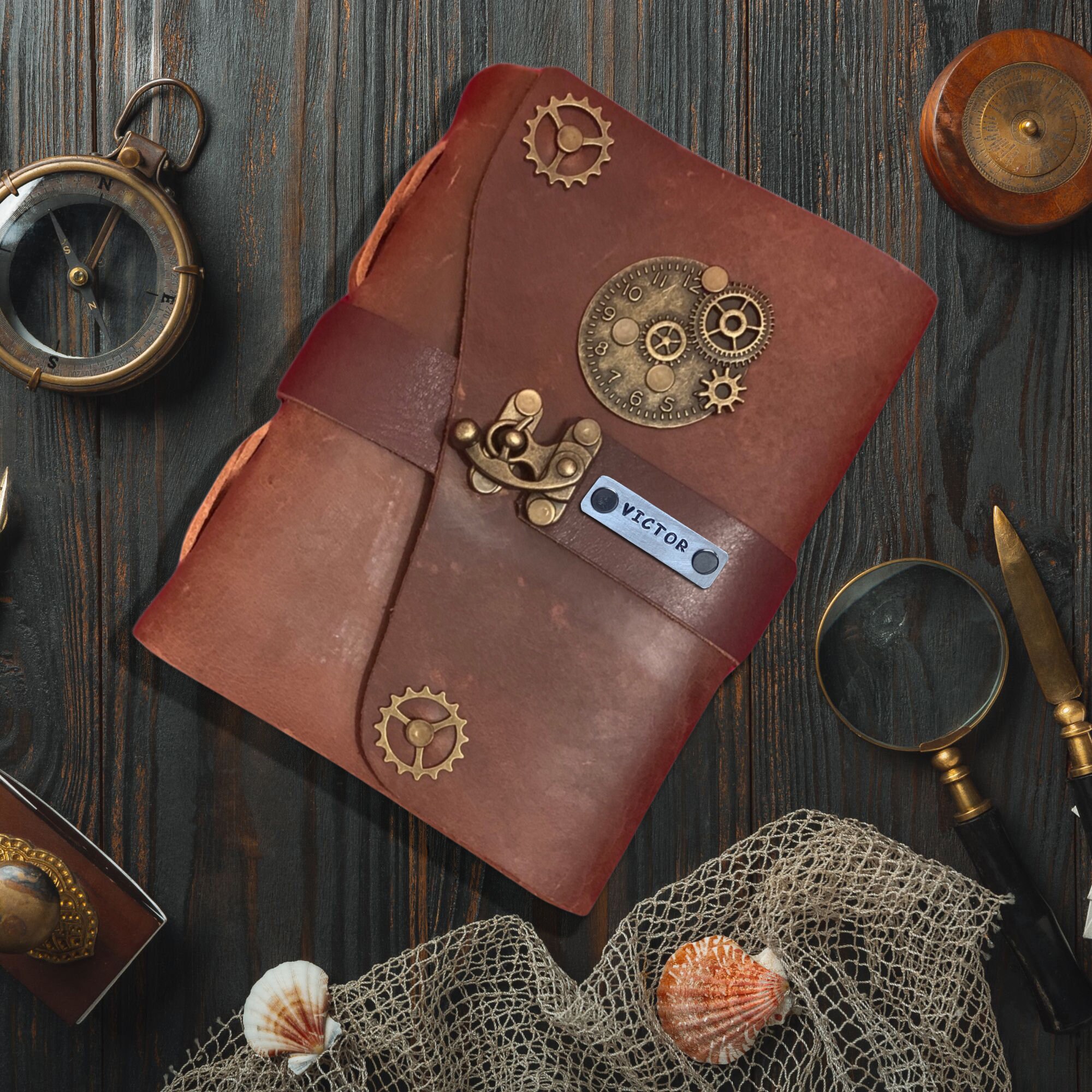 Papyrus Crafts - Steampunk-inspired Personalized Handmade Leather ...