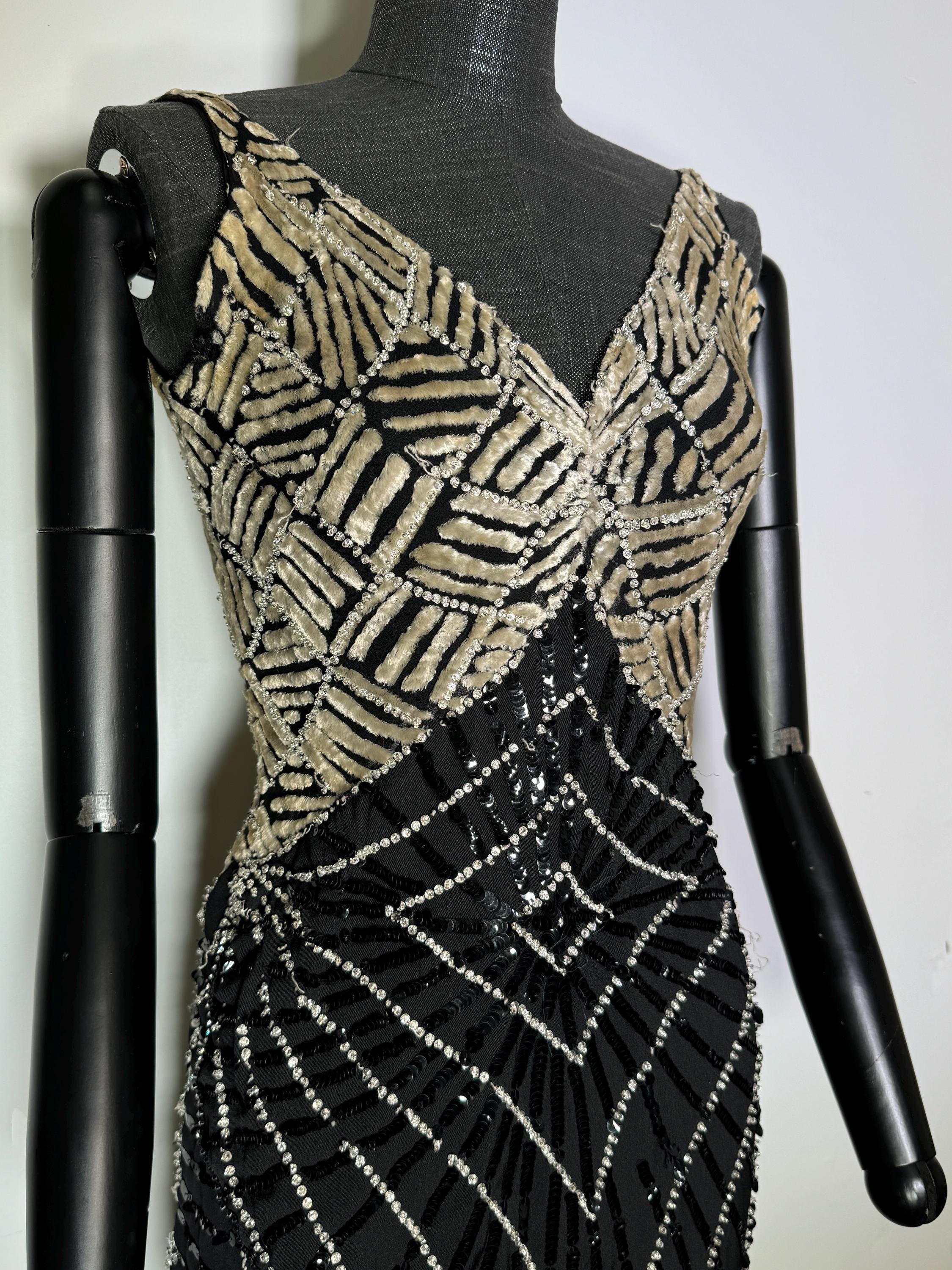 Devore Velvet Evening Dress - Etsy
