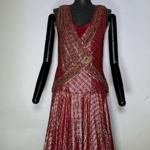 Hand Beaded Silk Show Dress - Etsy
