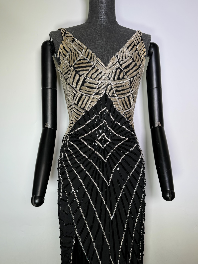 Devore Velvet Evening Dress - Etsy
