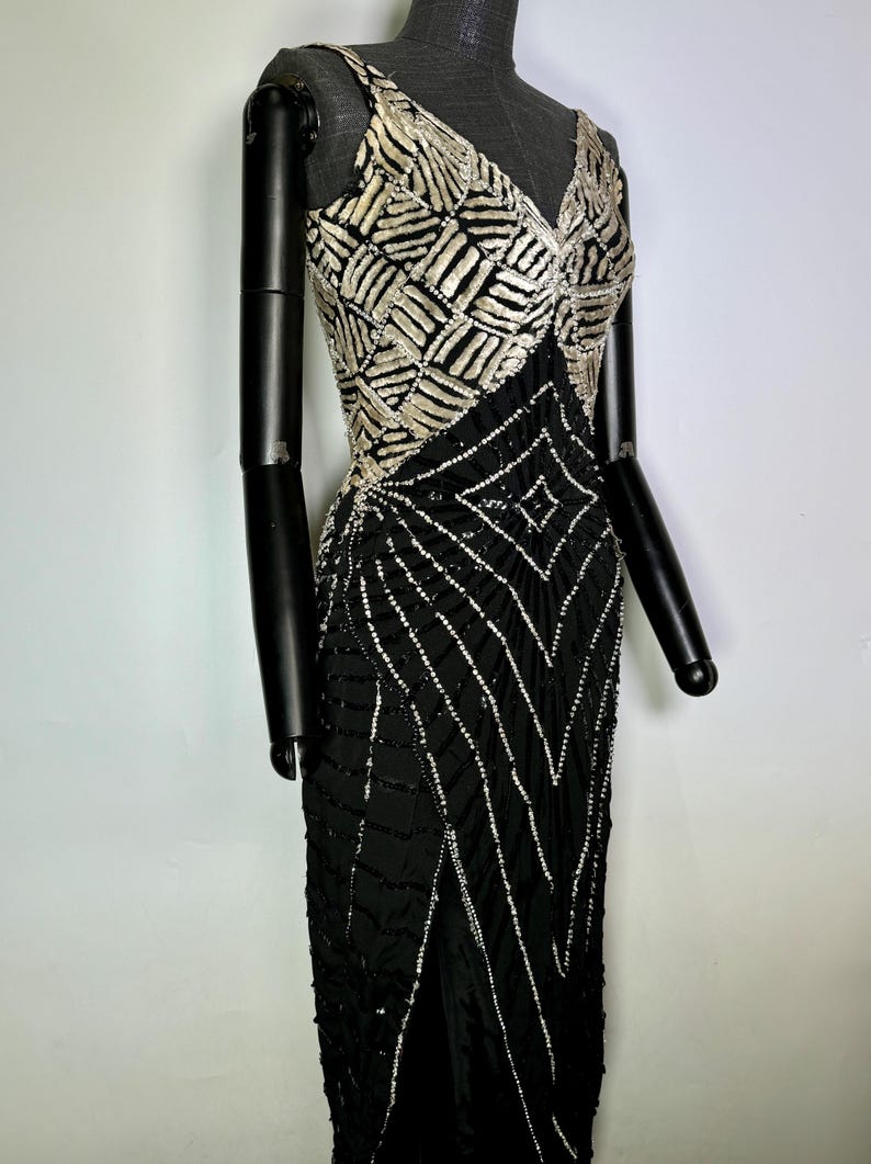 Devore Velvet Evening Dress - Etsy