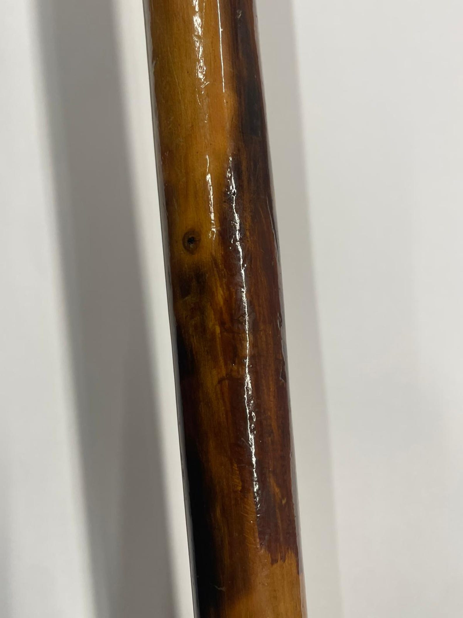 Vintage Wooden Crook Handle Walking Stick - Etsy