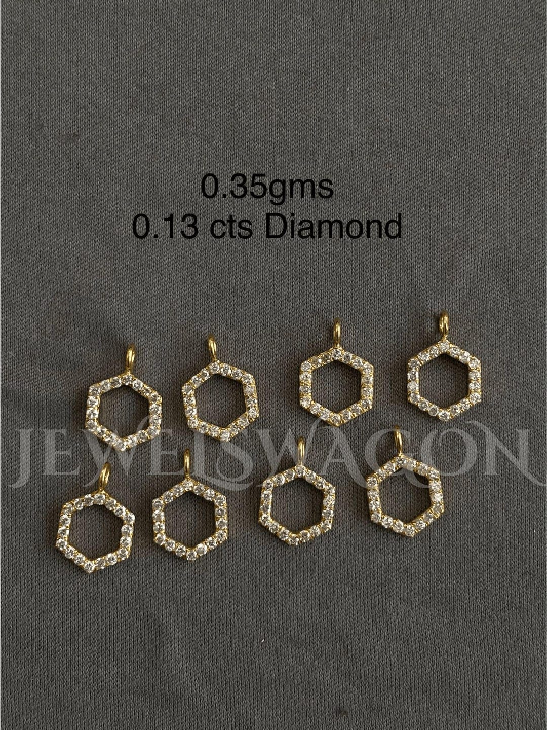 Luxurious Diamond-studded 14k Gold Bail Connector, Perfect for DIY ...