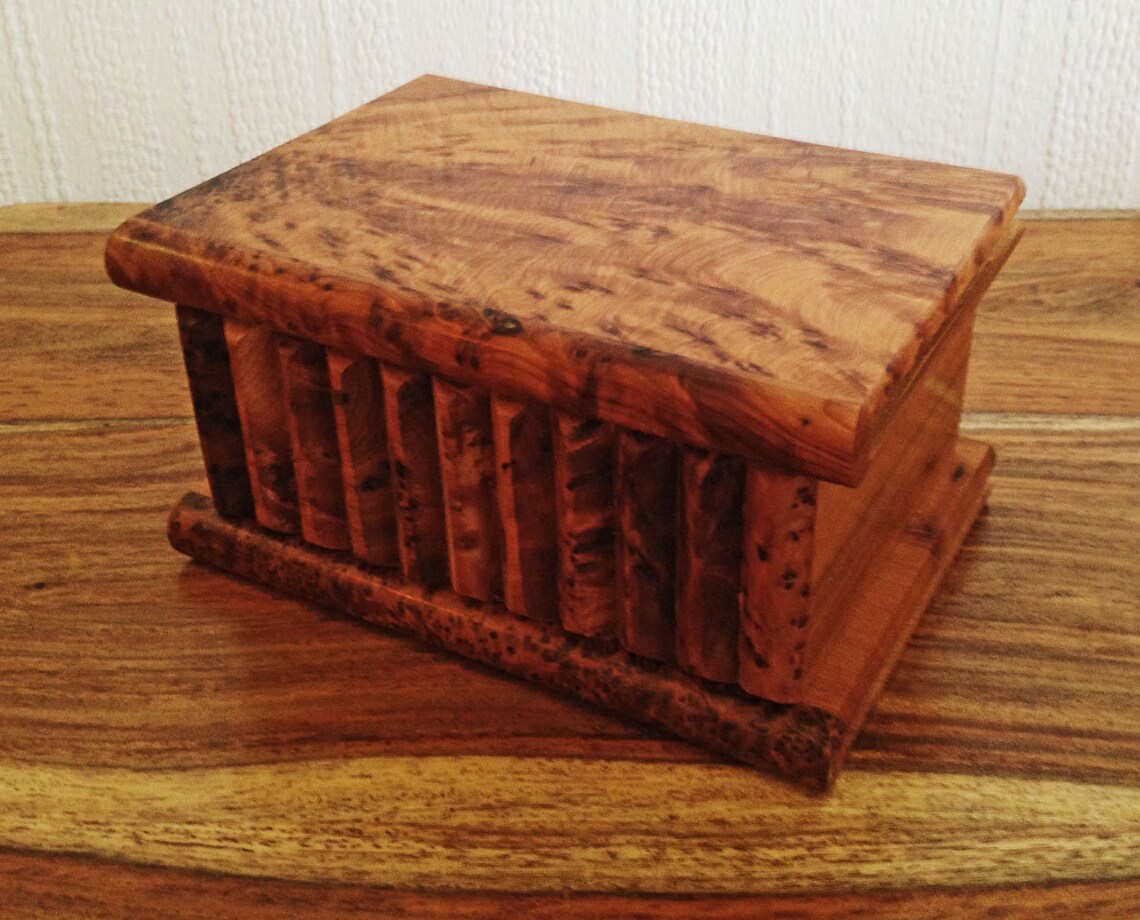 Thuya Wood Large Moroccan Magic Puzzle Box L15 W10 H8 Cm | Etsy