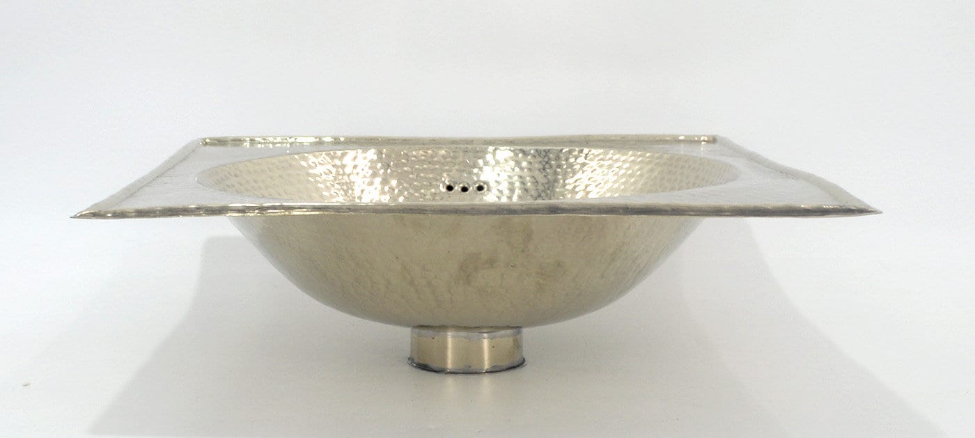 Square Solid Silver Handmade Moroccan Bathroom Sink Basin - Etsy