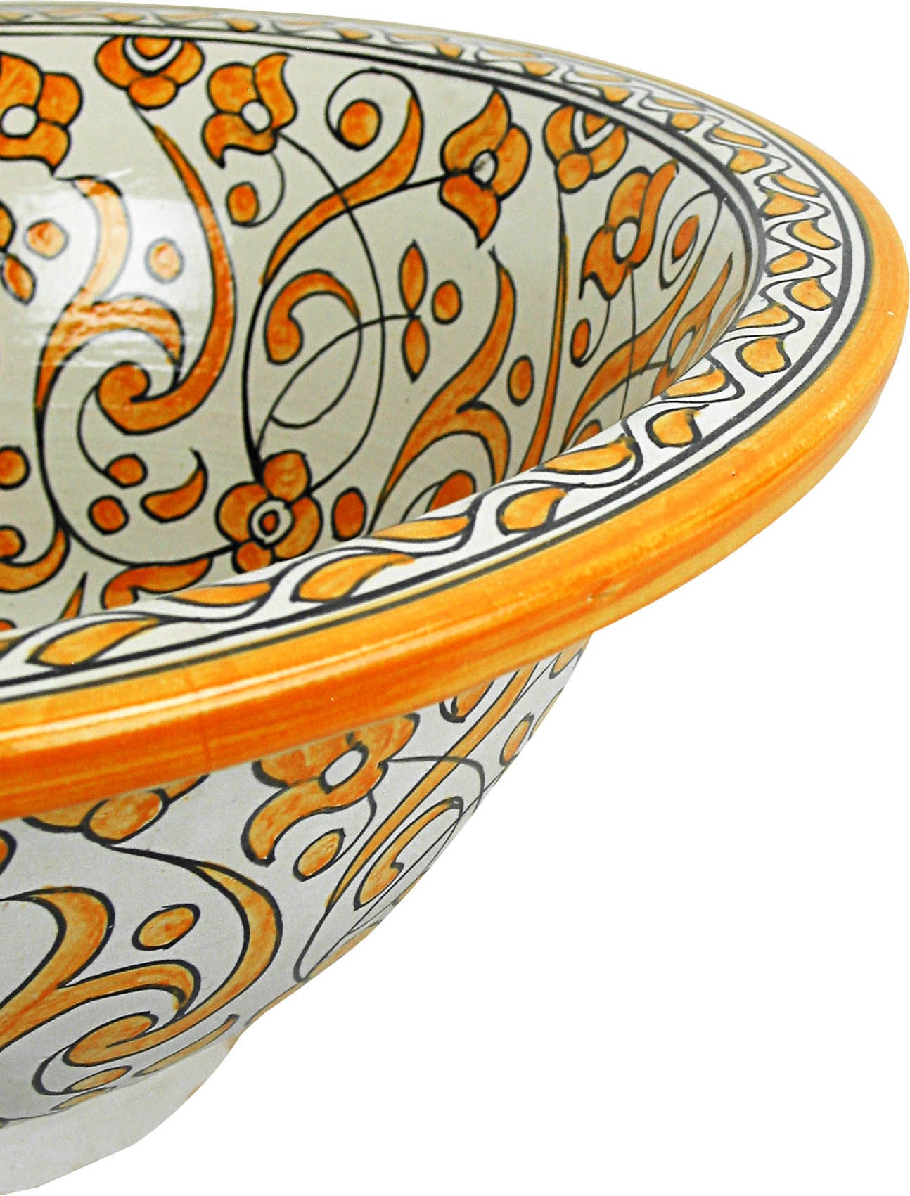 Marrakesh Yellow Mustard Ceramic Hand Painted Moroccan - Etsy UK