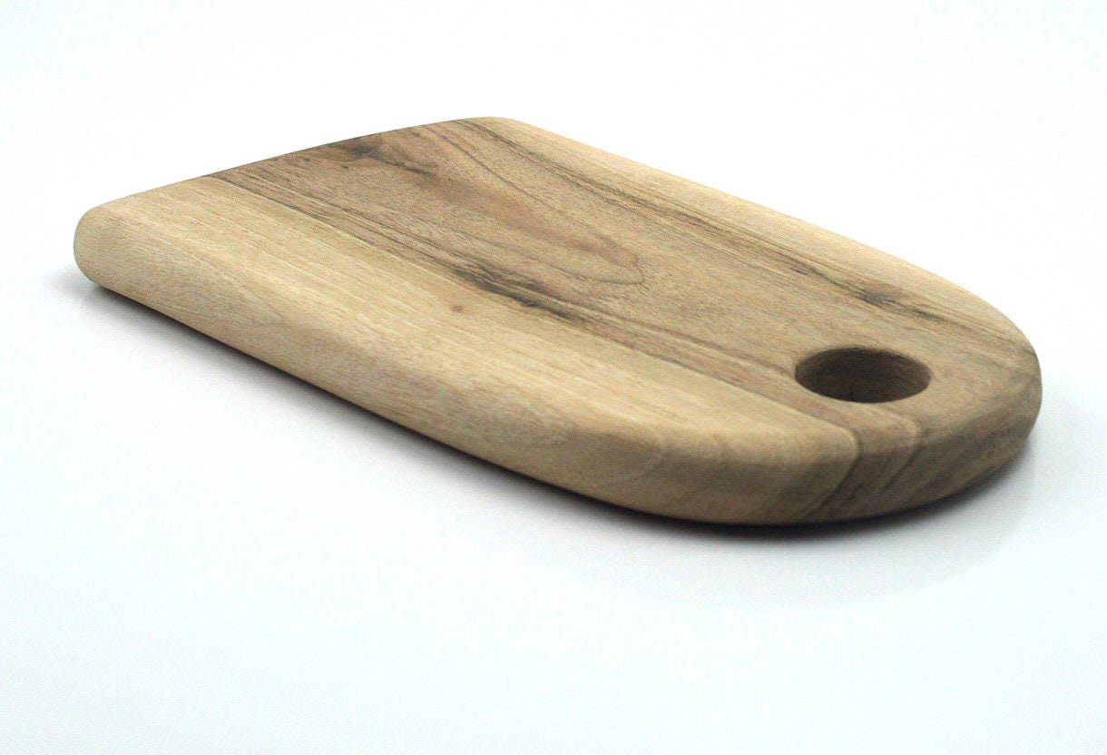 Hand made rounded soft oval edge Moroccan Walnut chopping | Etsy