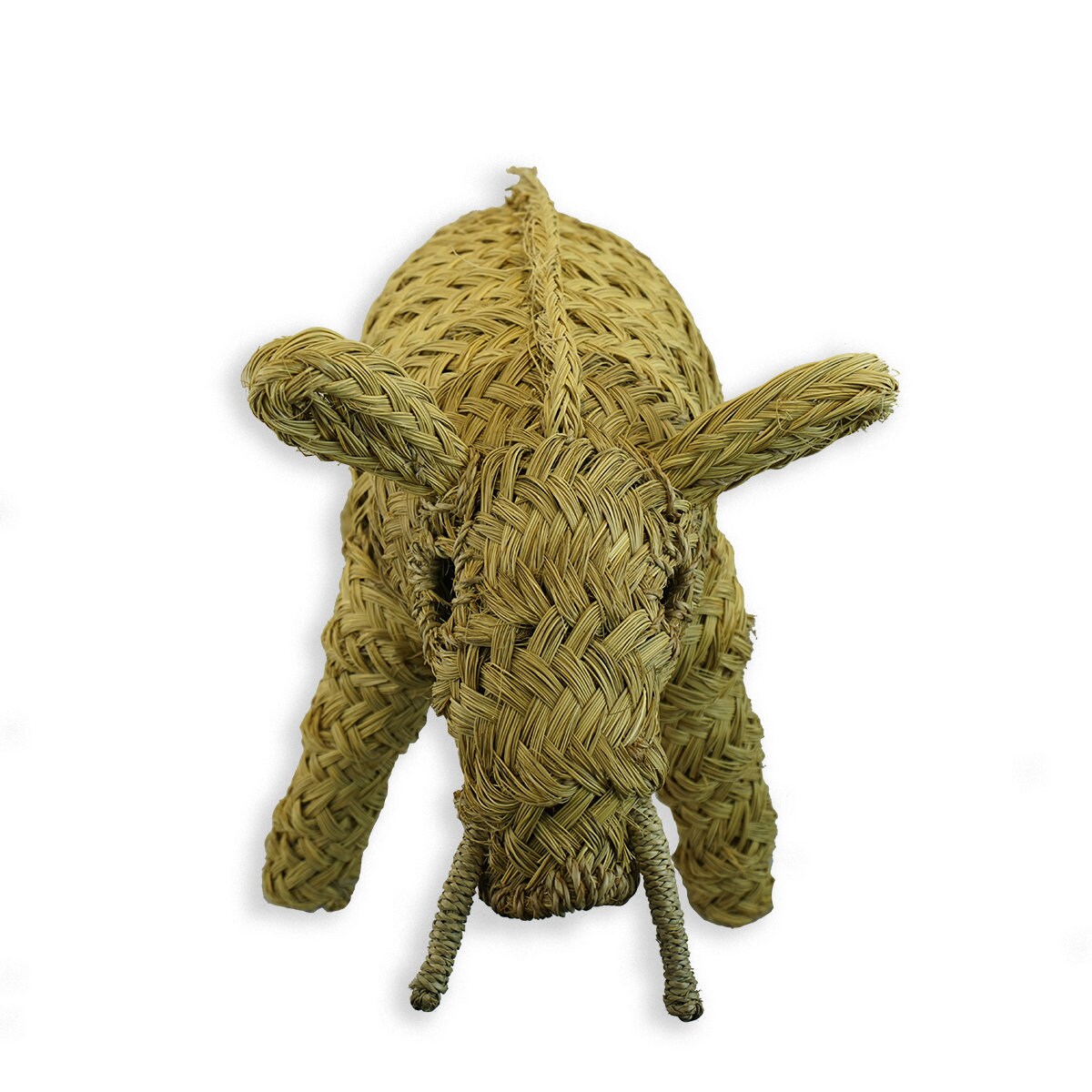 Hand Woven Wild Boar Animal Moroccan Jute / Halfa Base | Etsy