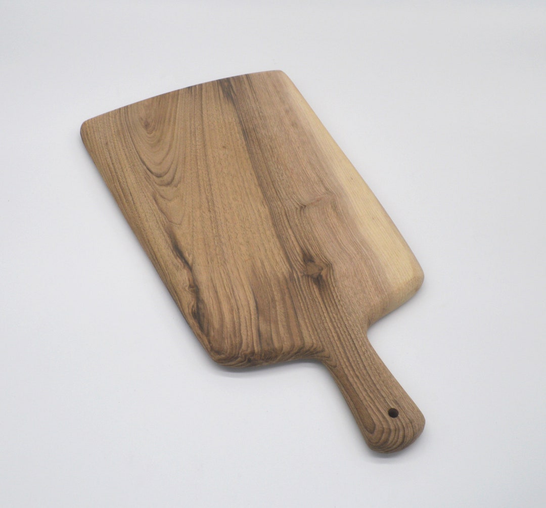 Hand Made Rounded Soft Oval Edge Moroccan Rectangular Walnut Chopping ...