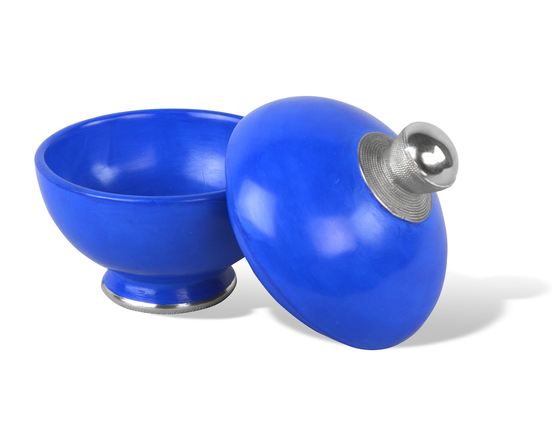 Blue Moroccan Ceramic Round Ball Shape pill Box in Handmade - Etsy.de