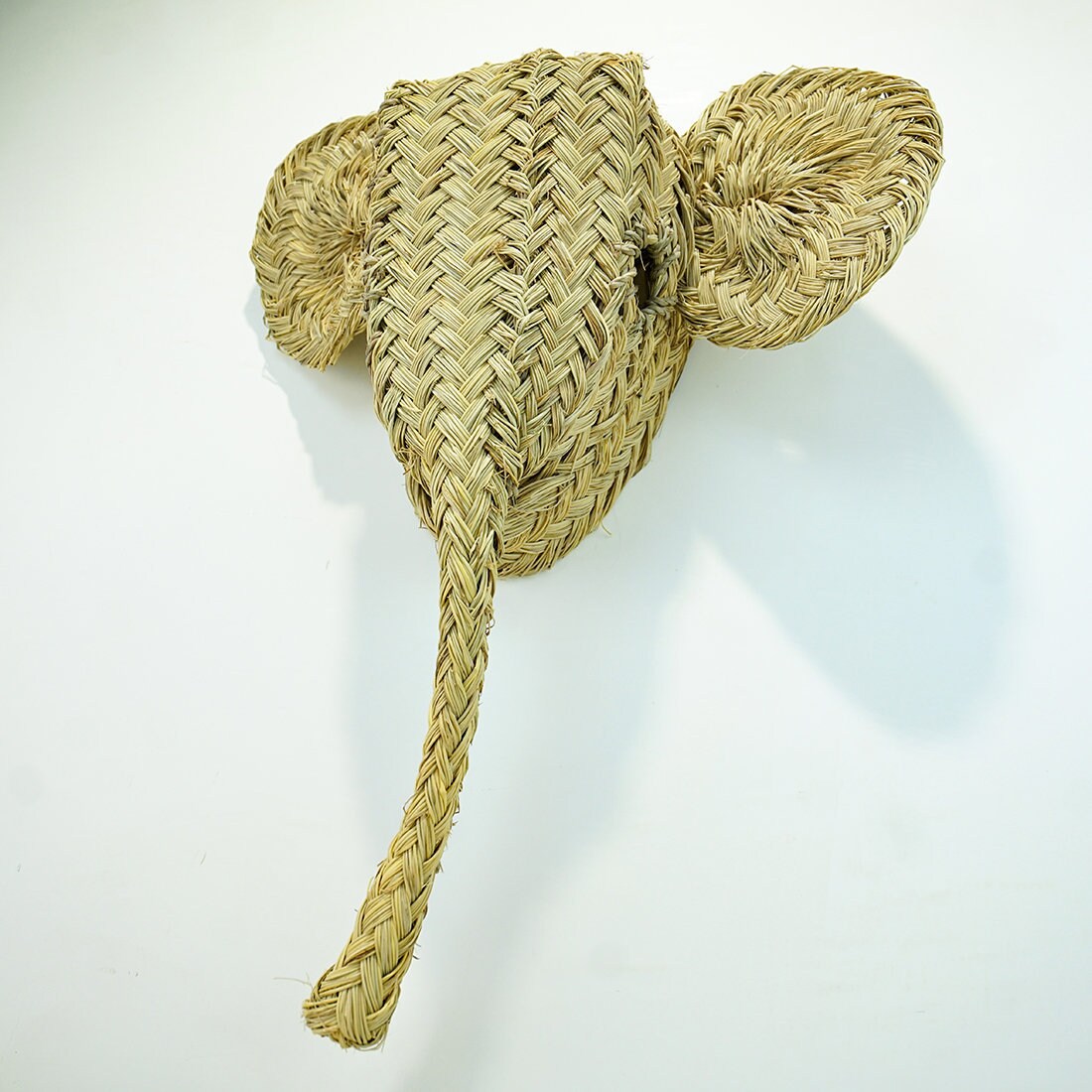 Jumbo Handmade Woven Moroccan Elephant Animal Head Moroccan | Etsy