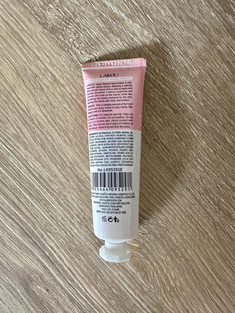 Japanese Sakura Hand Cream: Moisturizing Self Care - Etsy