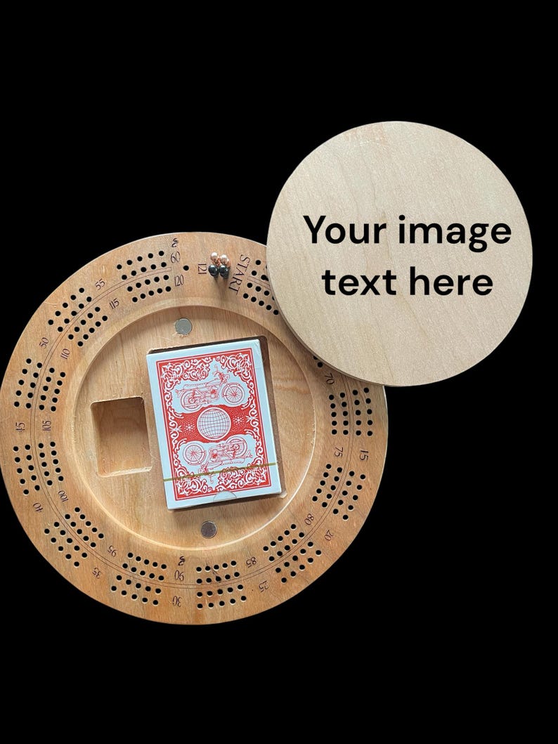 Two Player Cribbage Board - Made From Solid Cherry Wood - Etsy