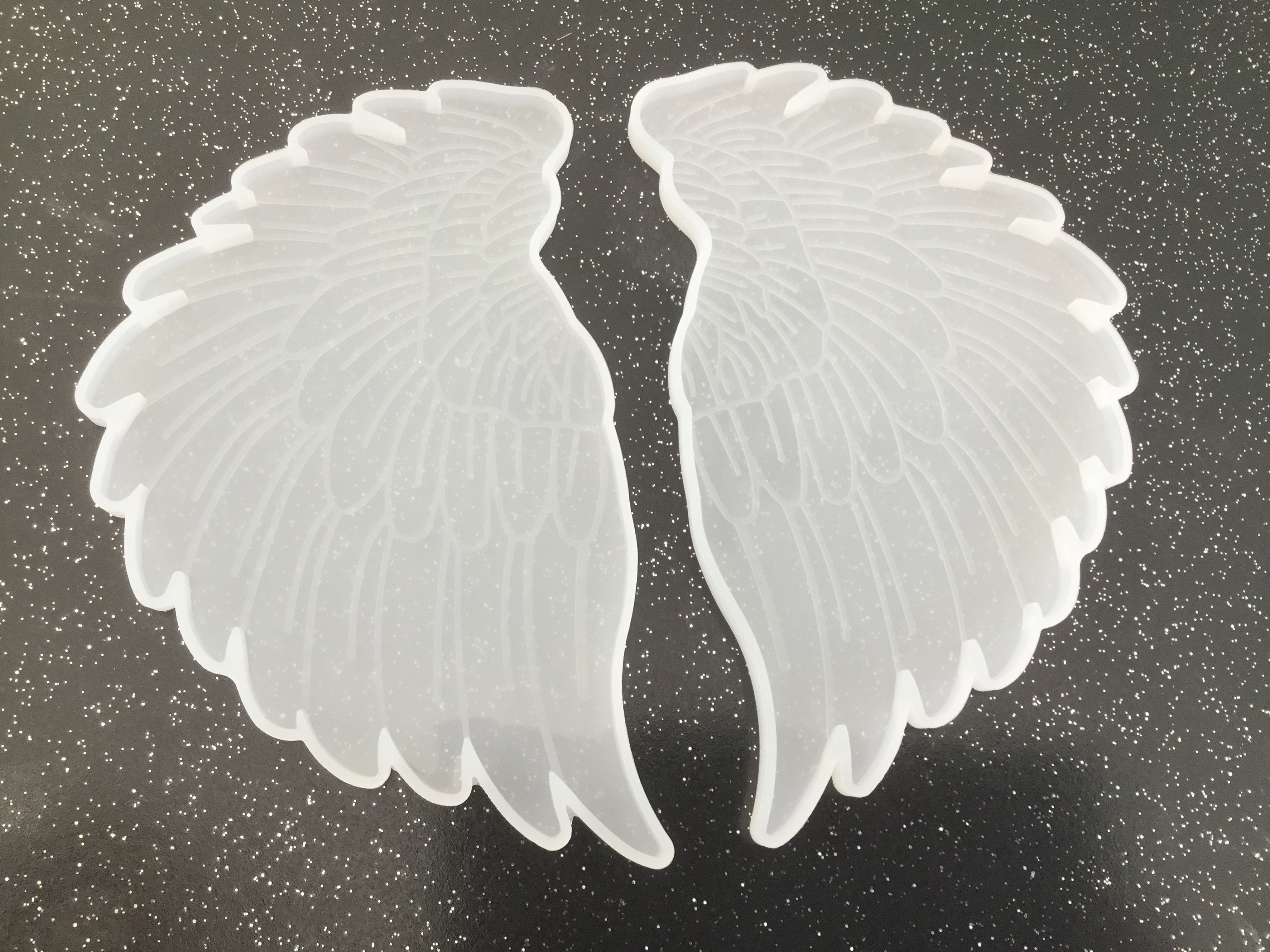 Conjunto de 2 moldes de alas de ángel molde de ala moldes de | Etsy
