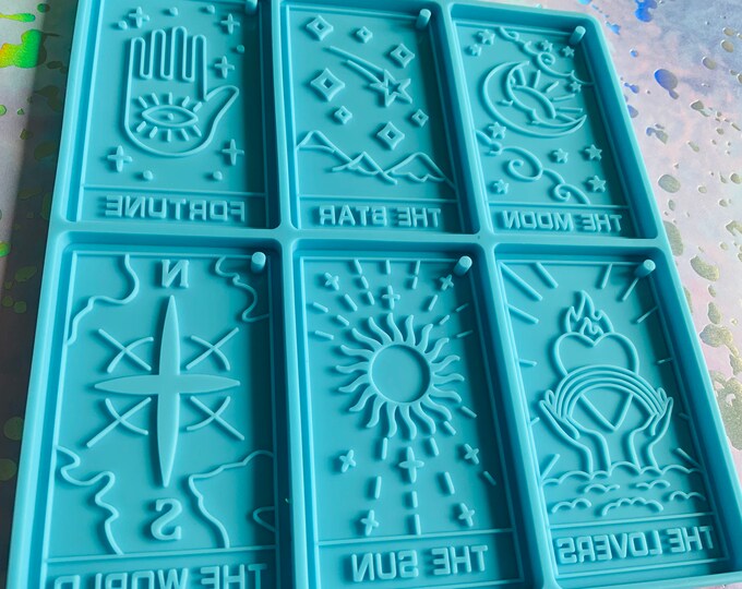 Tarot Card Mould , Silicone Mould , Craft Supplies , Tarot Cards ,tarot ...