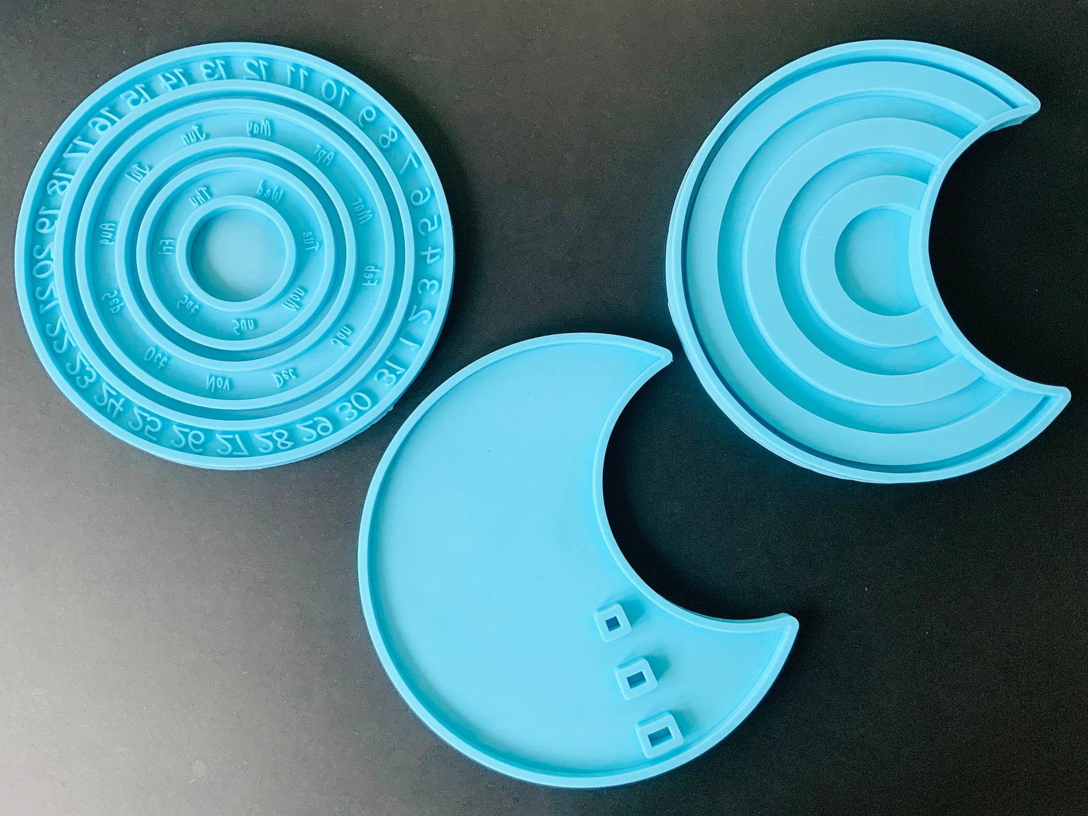 Silicone calendar mould decor mold silicone calendar mold | Etsy