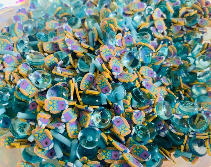 Sea Life Clay Decals , Resin Filler , Polymer Clay ,clay Canes , Flower ...