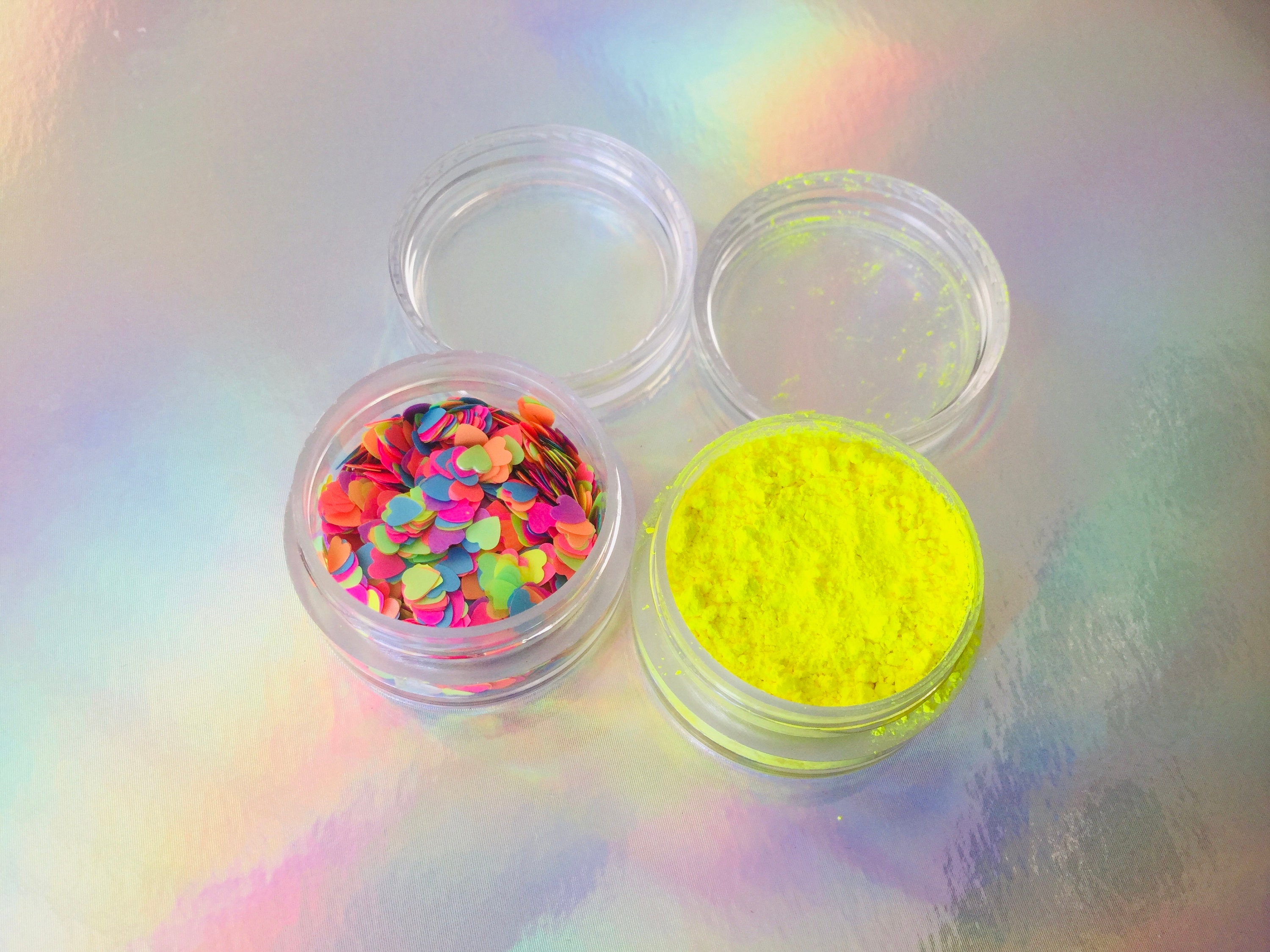 Fluorescent neon pigment set resin colour resin mica | Etsy