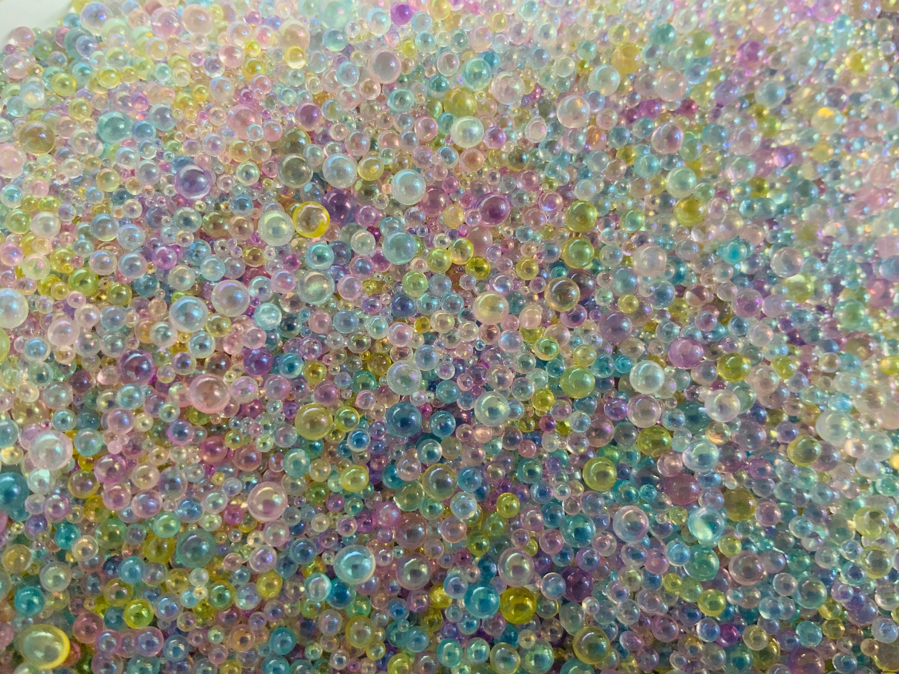 Mermaid Glass Bubbles Tiny Glass Bubbles Shaker Filler | Etsy