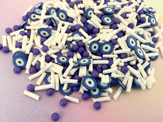 Evil Eye Clay Slices Clay Sprinkles Evil Eye - Etsy