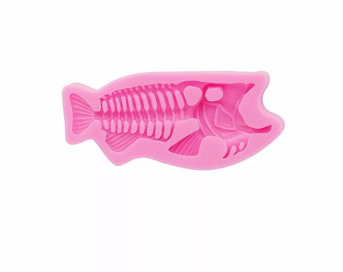 Fish Bone Mold , Skeleton Mold , Silicone Molds , Jewellery Mold , Bat ...