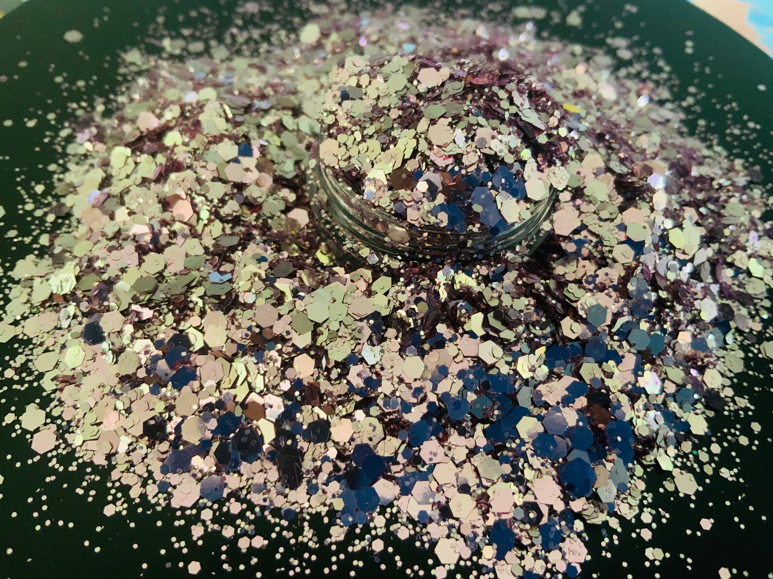 Chameleon Pinky Silver Glitter Mix Chunky Fine Glitter - Etsy