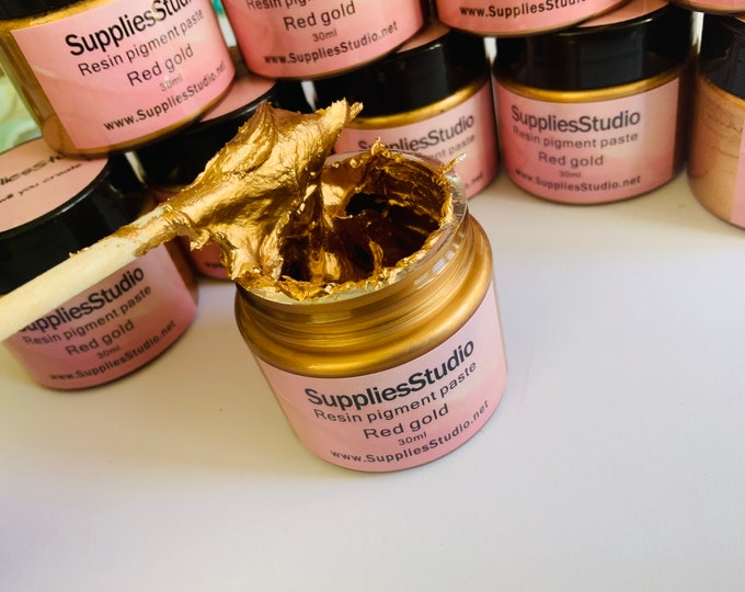 Highly Concentrated Gold Epoxy Pigment Paste , Resin , Resin Pigment ...