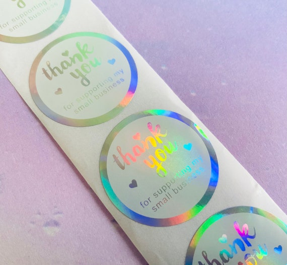 20 Thank You Packaging Stickers Handmade Stickers - Etsy UK
