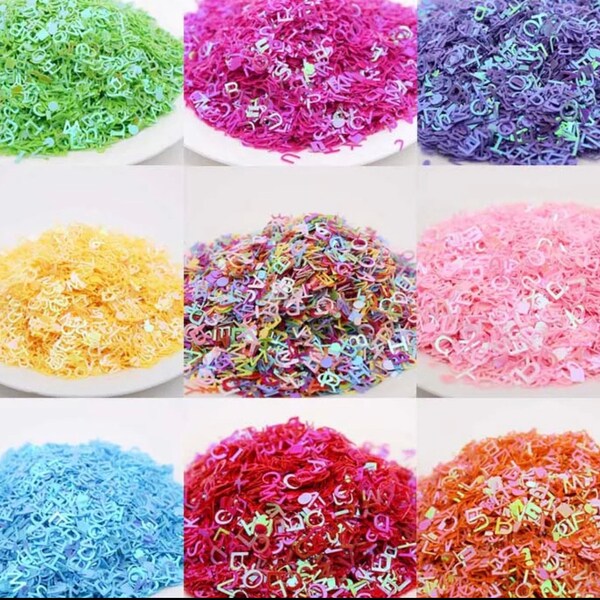 Letter Nail Decals - Etsy