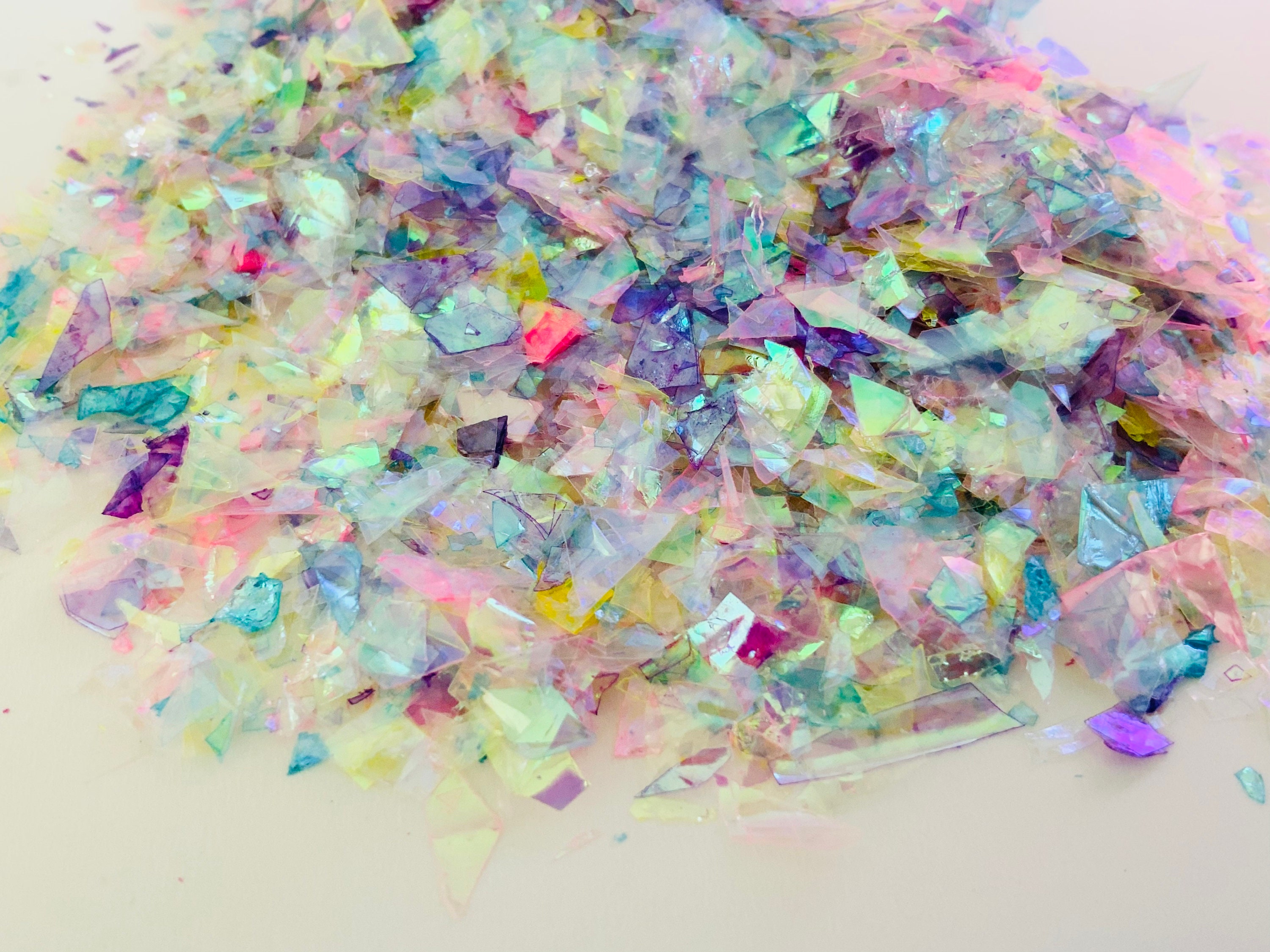 NEW Funfetti Mylar Flake Shakers Iridescent Mylar Flakes - Etsy