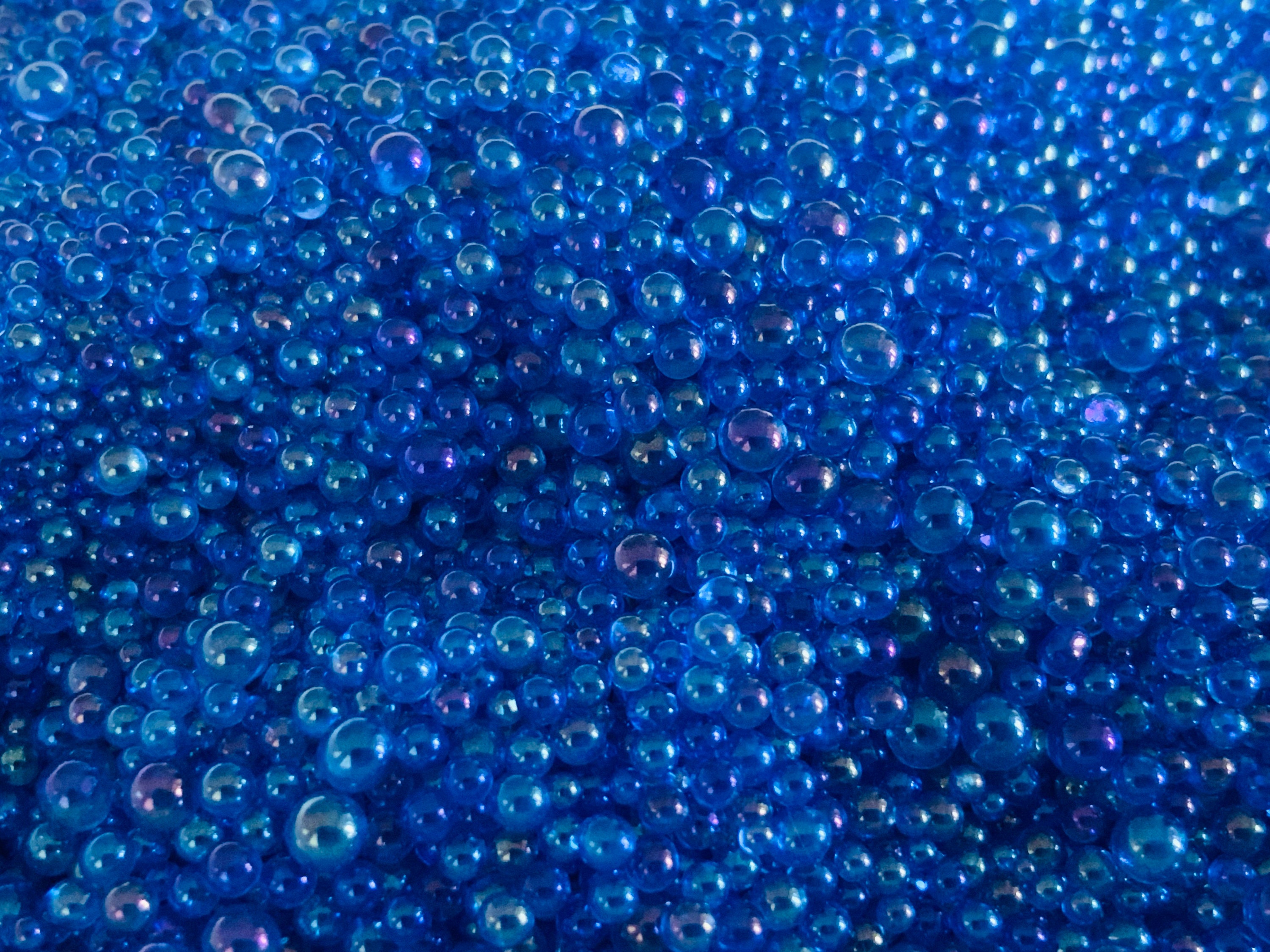 Deep Blue Glass Bubbles Tiny Glass Bubbles Shaker Filler - Etsy