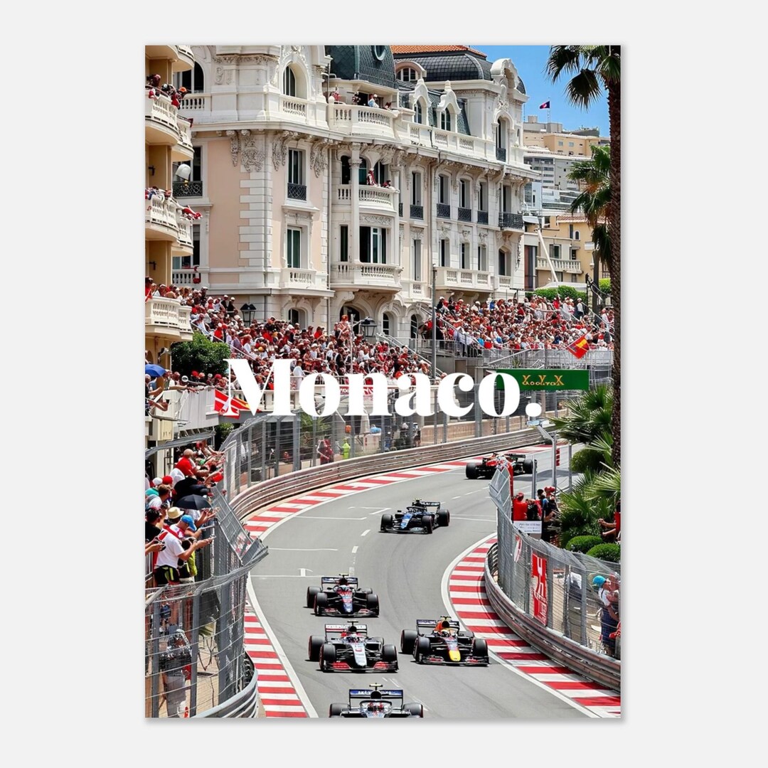 Monaco Racing Poster Heritage | Grand Prix Legends | Motorsport Wall ...