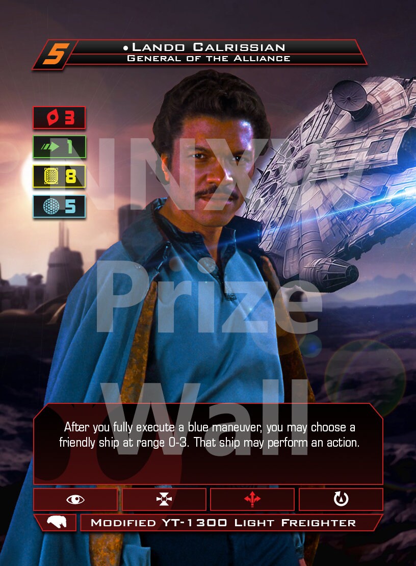 Custom X-wing Cards From NNXW Open Battle for Batuu: Charity Prize Wall ...