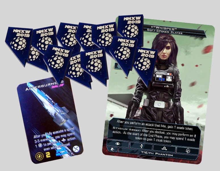 Custom X-wing Cards From NNXW Open Battle for Batuu: Charity Prize Wall ...