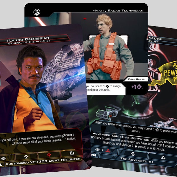 X Wing Custom Cards - Etsy