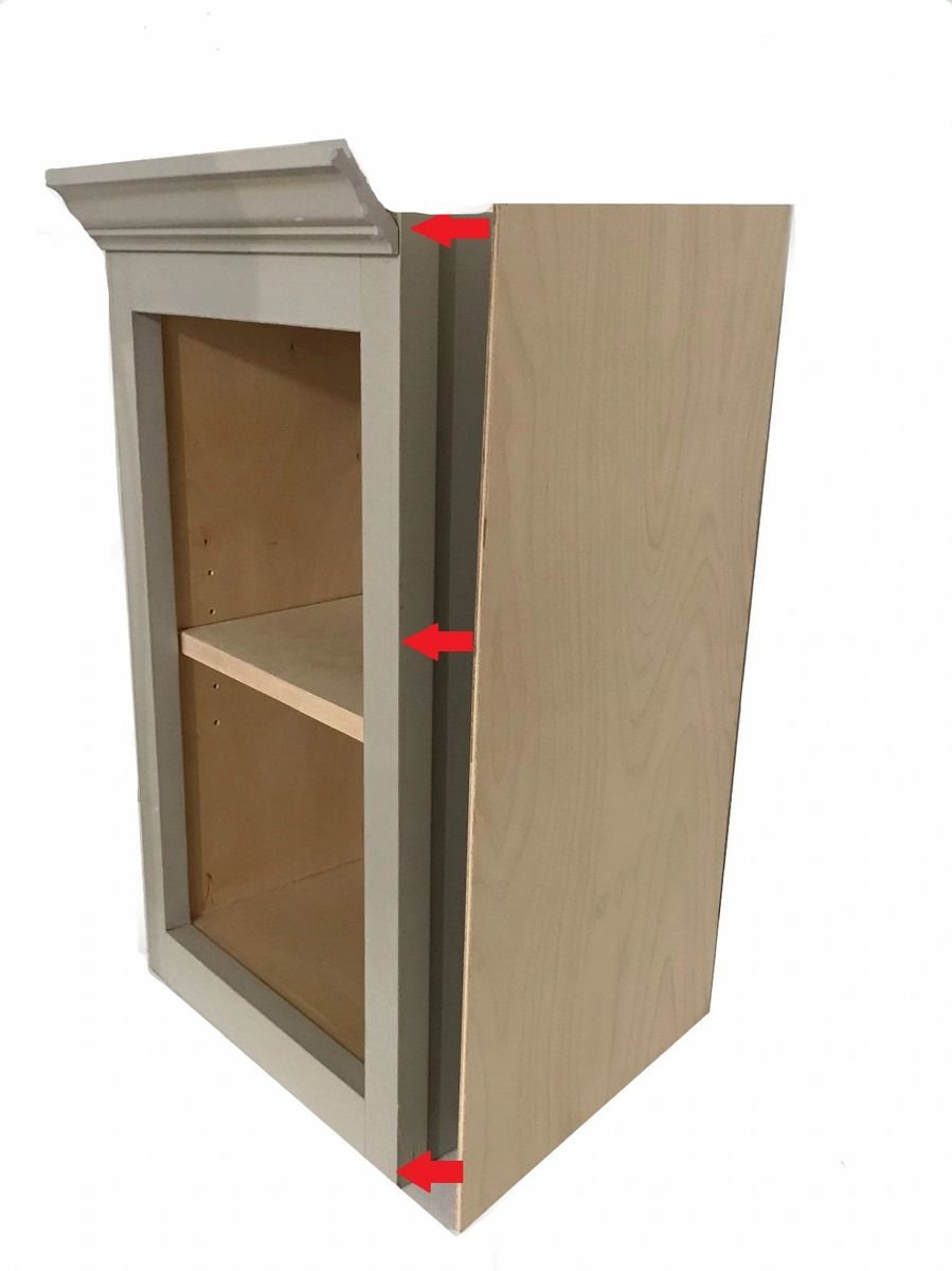 Cabinet Side Panel/ Skin Top and Base Cabinets, Maple - Etsy