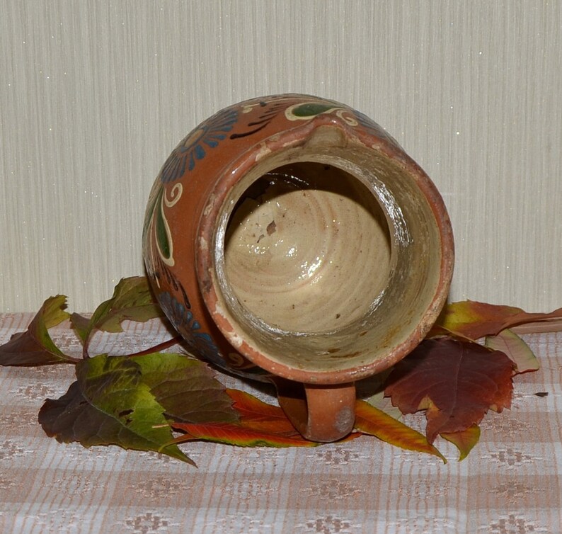 Large Antique Clay Vessel. Rustic Terracotta Tall Clay Pot. | Etsy