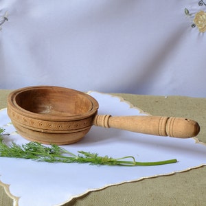 Wooden Ladle With Inlay, Wooden Ladle, Wooden Cup, Wooden Tableware ...