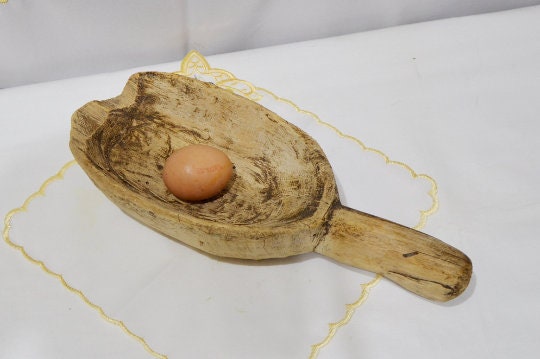 Vintage Large Grain Scoop / Vintage Wooden Scoop / Kitchen - Etsy