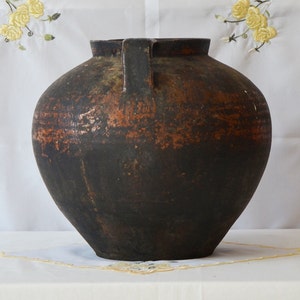 Very Large Terracotta Indoor Planter. Wabi Sabi Pottery Vase. - Etsy